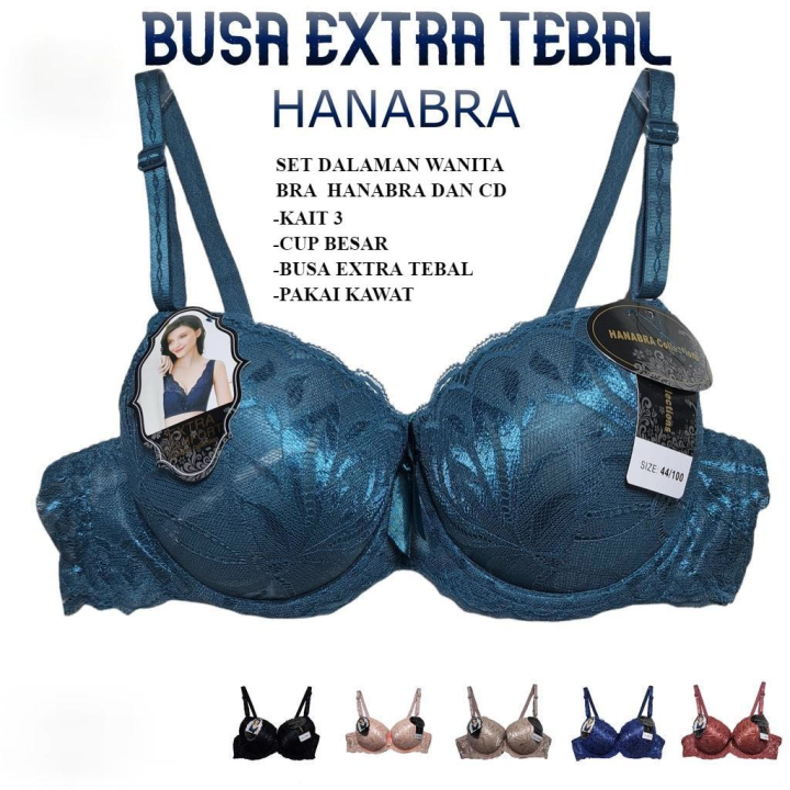 Set Dalaman Wanita Bra Dan CD/ Bra Hanabra Busa Extra Tebal /Bra Sexy Renda/Bra Wanita import ...