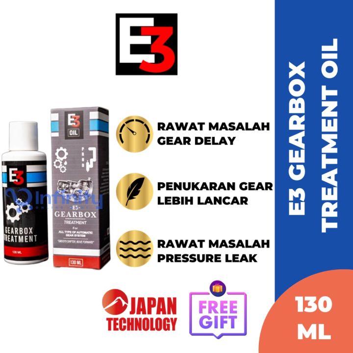 E3 Gearbox Oil Treatment /Penyelesaian Masalah Gearbox Kereta Auto /Manual /CVT | Lazada