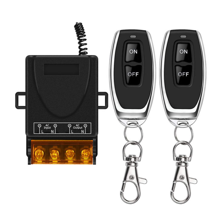 【support】 433Mhz RF Remote Control Switch AC 220V 30A On Off Remote ...
