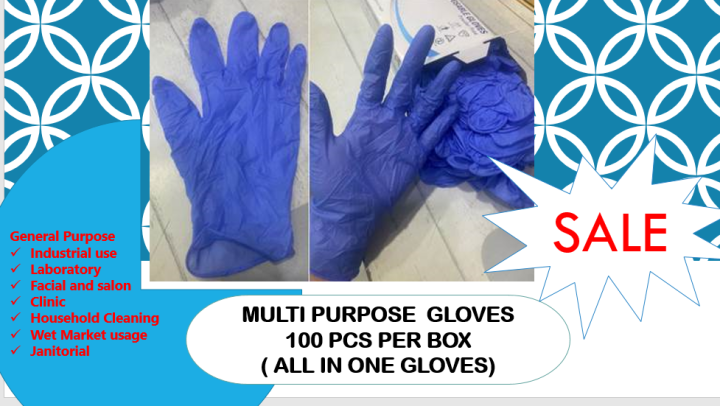 MULTI PURPOSE GLOVES 100 PCS PER BOX ( ALL IN ONE GLOVES) | Lazada PH