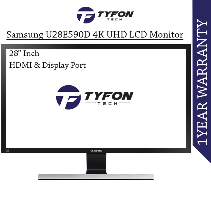 Samsung 28" Inch Widescreen 4K UHD 60Hz FreeSync Gaming LED Monitor ...