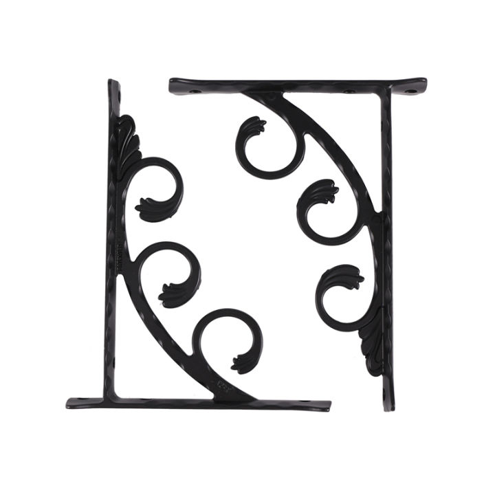 2Pcs Wall Mounted L Shaped Angle Bracket Multifuntional Brace Shelf ...