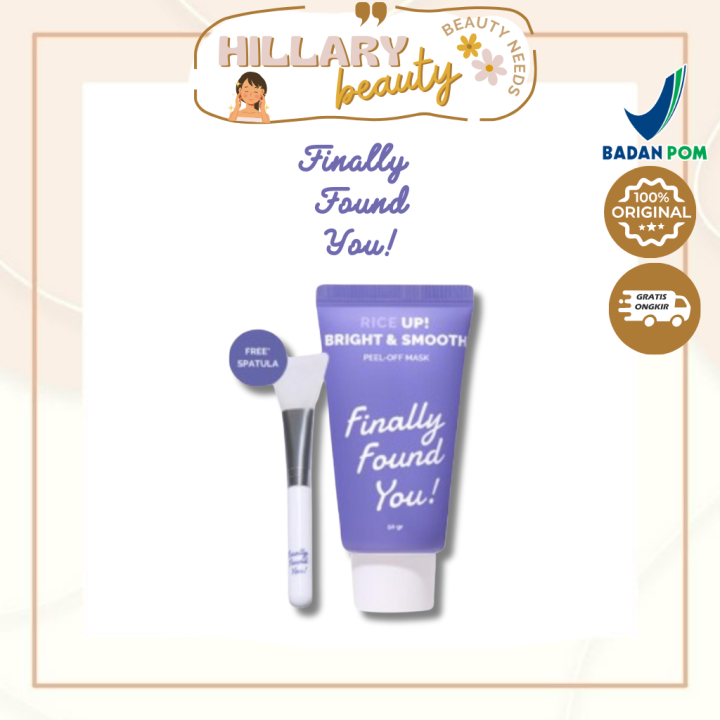 Finally Found You! RICE UP! Bright & Smooth PEEL-OFF MASK 50gr | Lazada ...