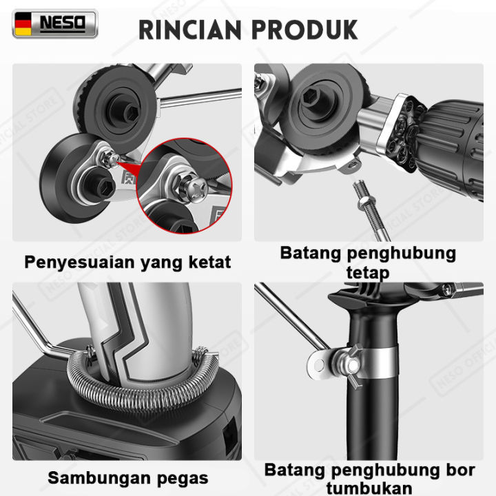 German tools Adapter Drill Plate Cutter Alat (COD) Adaptor Bor Pemotong ...