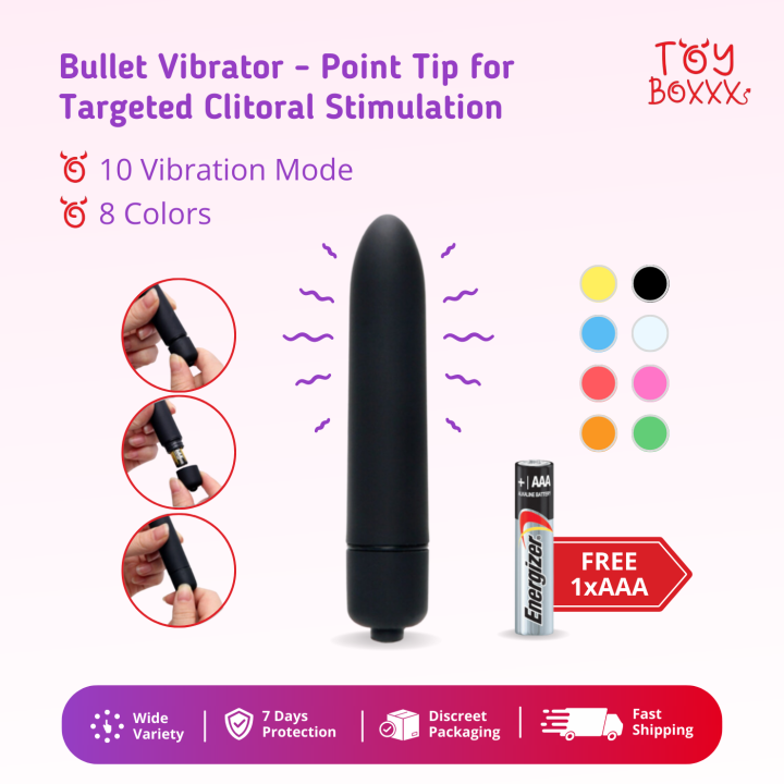 Bullet Vibrator Point Tip For Targeted Clitoral Stimulation Mini