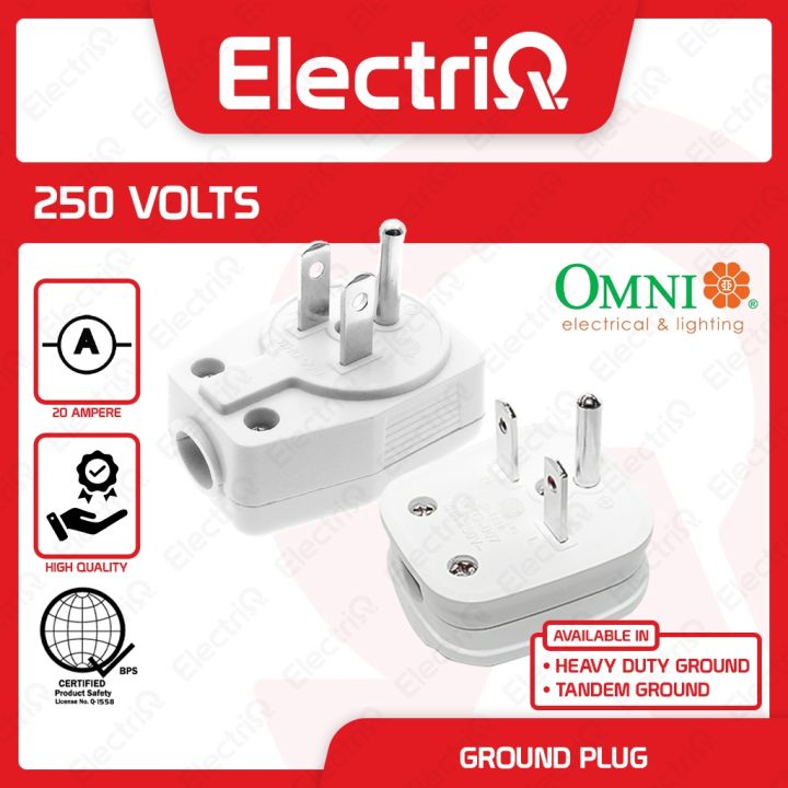 Electriq l Omni Heavy Duty Ground Plug & Tandem Ground Plug w ...