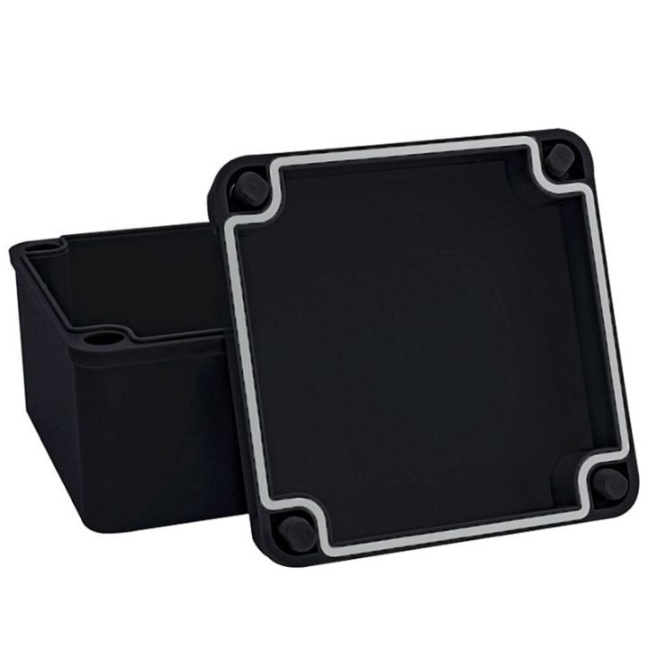 Z2(PGJI) Waterproof Black Meter Box ABS Plastic Project Box Storage Box ...