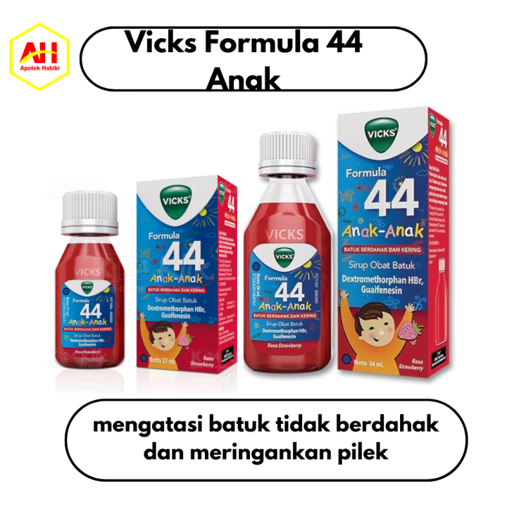 Vicks Formula 44 Anak sirup | Lazada Indonesia