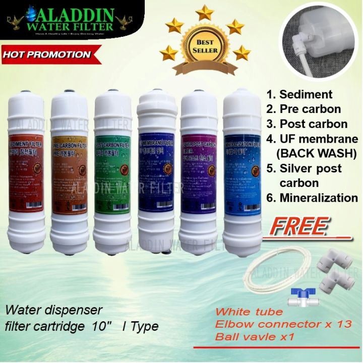 KoreaTech Water Filter Halal//UF Membrane/Mineralization Water 6 Stage | Lazada