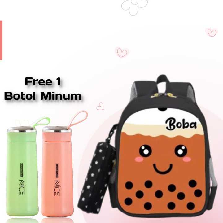Keben Store - Tas Viral Tas Boba Tas ransel boba anak Terbaru lucu ...