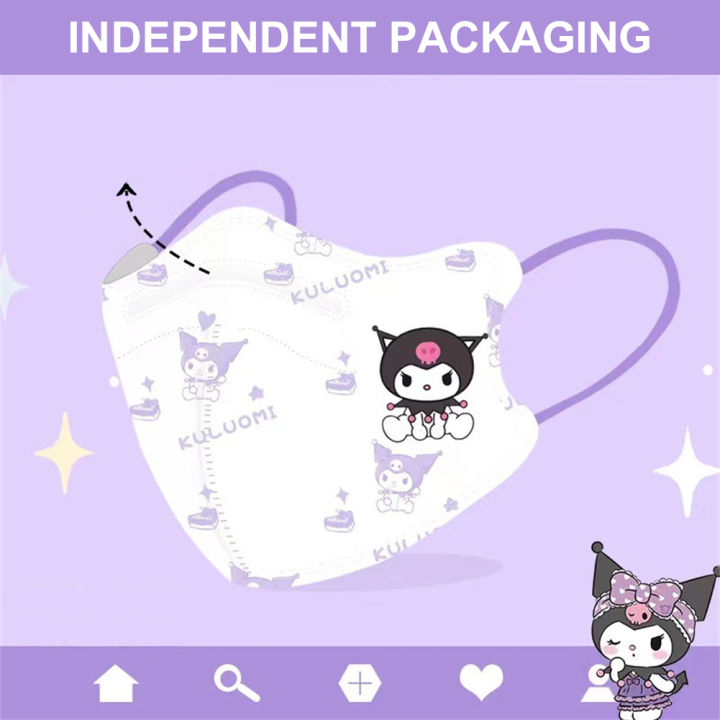 KeepMotion🎄10pcs Sanrio Children Mask KN/95 5D Stereo 4-layer ...