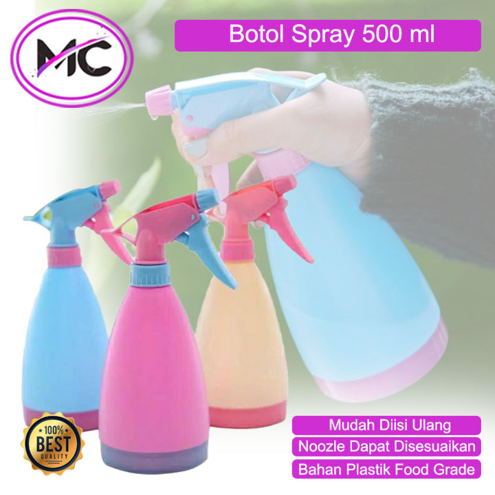 Botol Spray 500 ml Plastik Tebal Sprayer Burung Tanaman Kaca Jendela ...