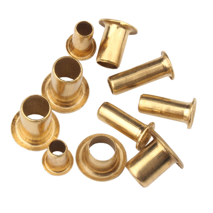 Brass Eyelet Rivet Nut M0.9 M1.3 M1.5 M1.7 M2 M2.3 M2.5 M3 M3.5 M4 M5 ...