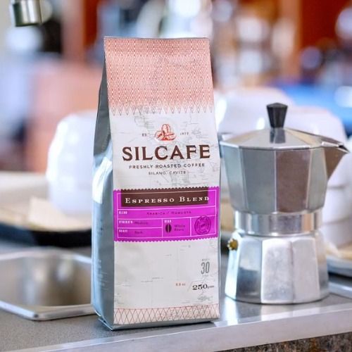Silcafe Espresso Blend Arabica Robusta dark roast for brewed coffee ...