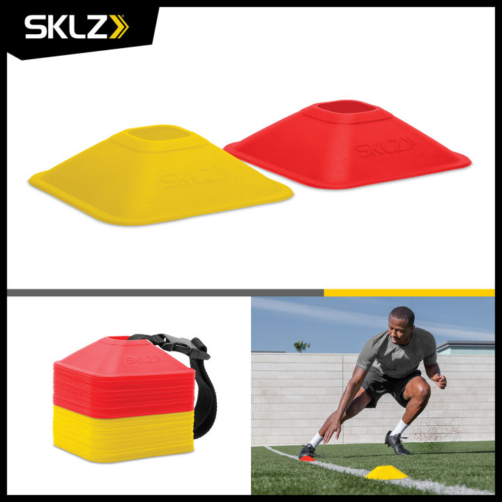 SKLZ - Mini Cones / 50ชิ้น มาร์กเกอร์โคน กรวยซ้อมบอล กรวยฝึกซ้อม กรวย ...