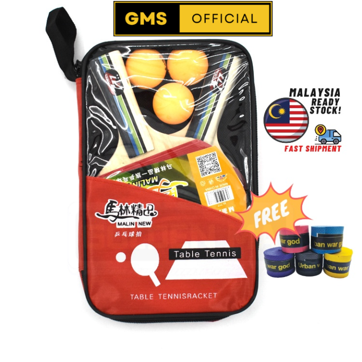 FREE Roll Grip 🎁 Ping Pong Racket Professional Table Tennis Long Handle ...