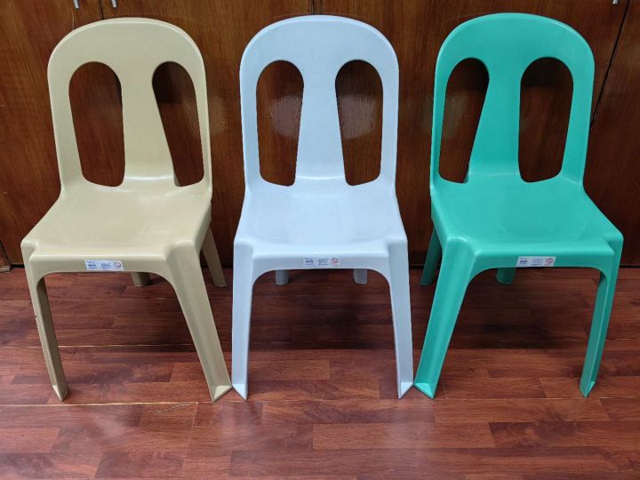 Hannita Chair plastic Monoblock chair MATIBAY available 3 colors ...