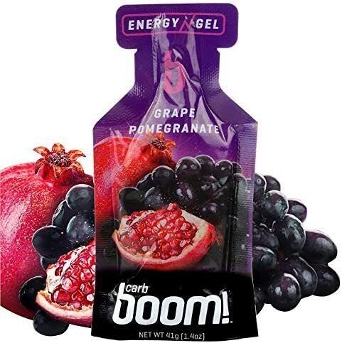 10 pcs GRAPE POMEGRANATE Carb Boom Energy Gel Single Serve Packet ...