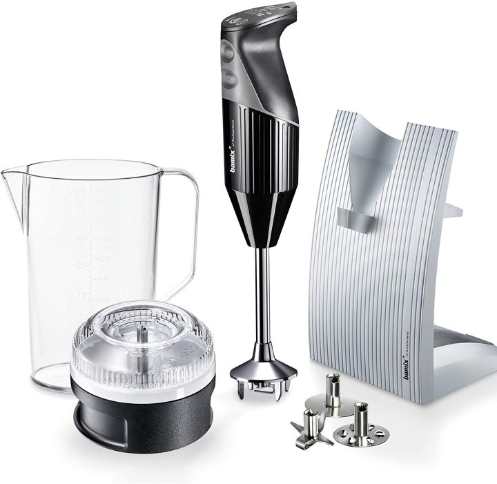 Bamix Swissline M150-150 Watt 2 Speed 3 Blade Immersion Hand Blender ...