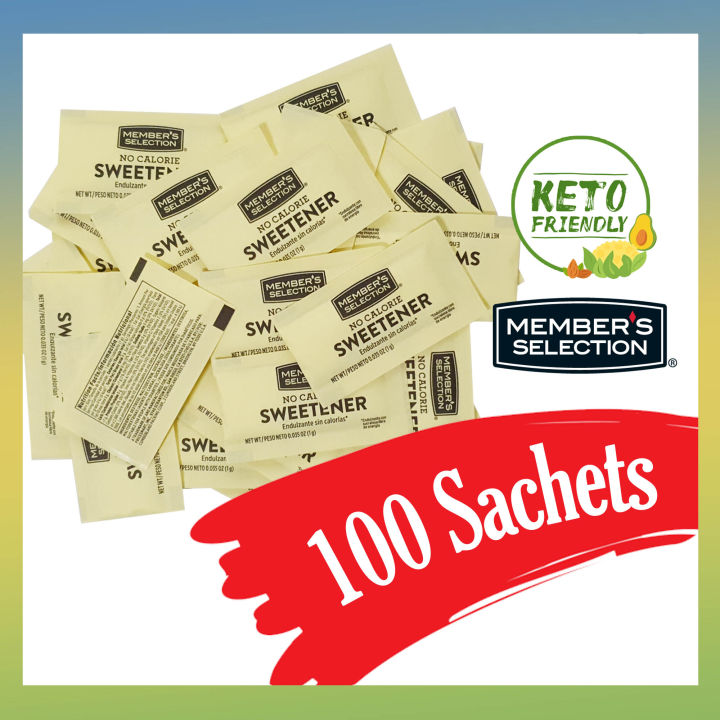 Member's Selection No Calorie Sweetener 100 Packets [Exp 082826 ...
