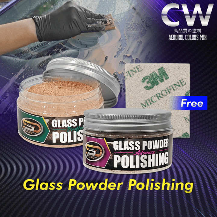 SPD Glass Polishing Powder with Gift Sponge Japan Formula Windshield ...