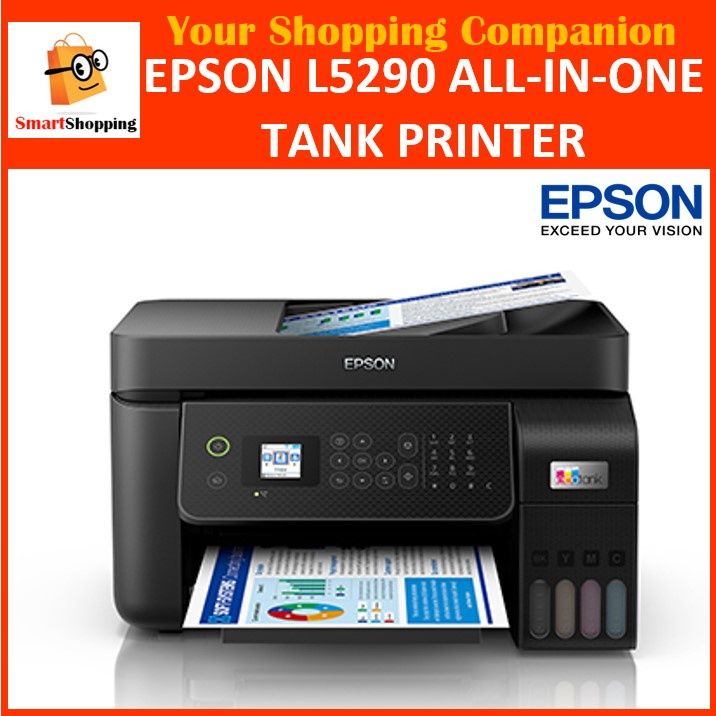 Epson L5290 / L5190 Wi-Fi All-In-One Ink Tank Printer With ADP ...