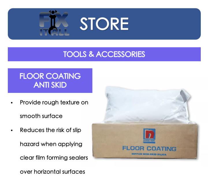Nippon Paint Non-Skid Silica Anti Skid Anti Slip Powder 1.5KG | Lazada