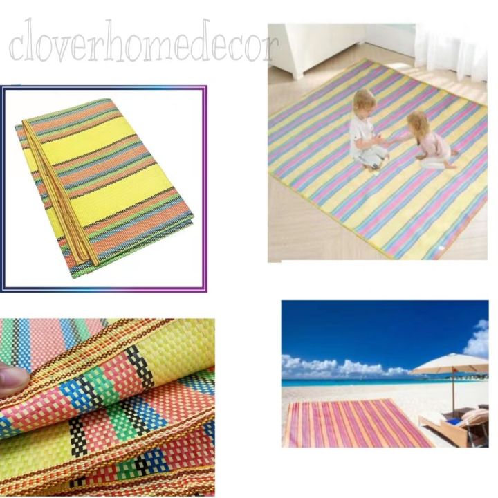 Sleeping Mat Plastic Foldable Banig Camping Mat,Picnic Mat Banig ...