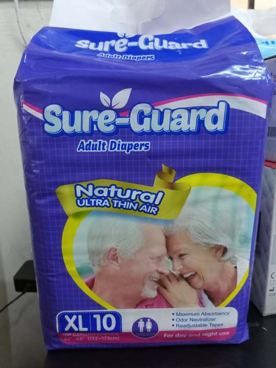 Adult Diaper XL 10pcs/Pack SureGuard | Lazada PH