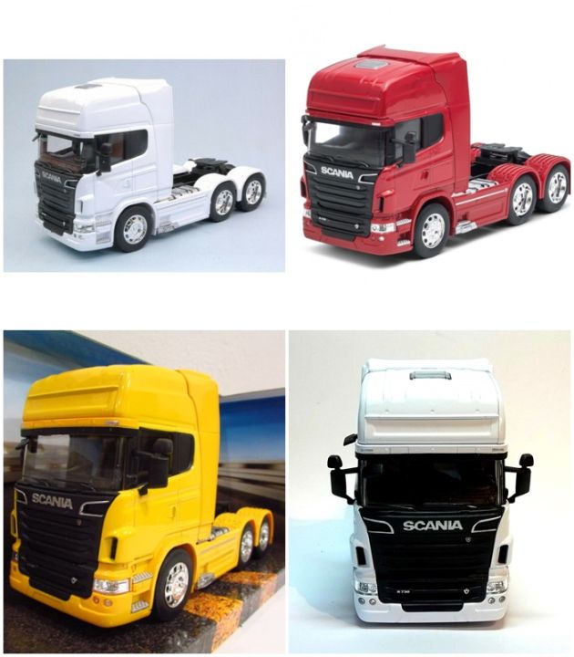 Welly 1-32 SCANIA V8 R730 (6x4) TRACTOR UNIT TRUCK Diecast Lorry Model ...