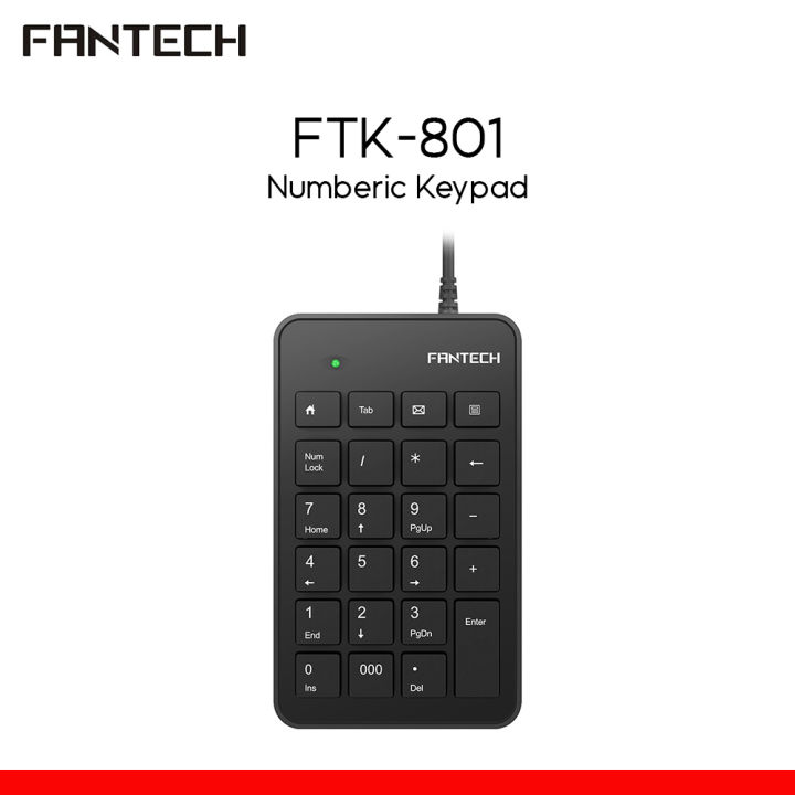 Fantech Number Pad FTK-801 with USB Connection | Lazada