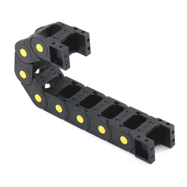 Open Drag Chain 25mm Length 1M Plastic Transmission Cable with End ...