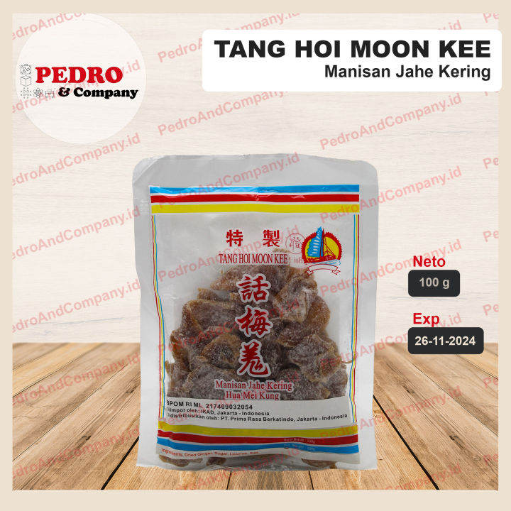Tang hoi moon kee manisan jahe kering 100 gram - dried ginger candy ...