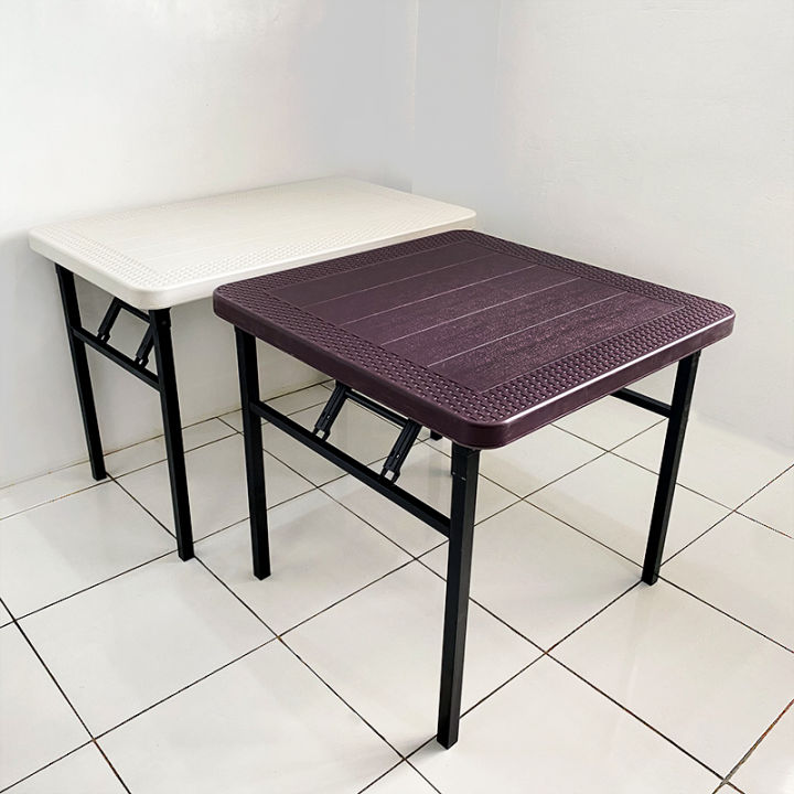 Foldable Plastic Rattan Desk Dining Table High Quality 60x100CM Table ...