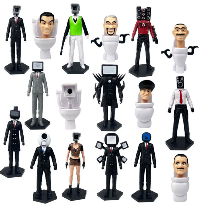 โมเดลของเล่น Skibidi Toilet ชุดใหญ่ 17 ตัว ครบเซ็ท งานดี พร้อมส่งในไทย ...