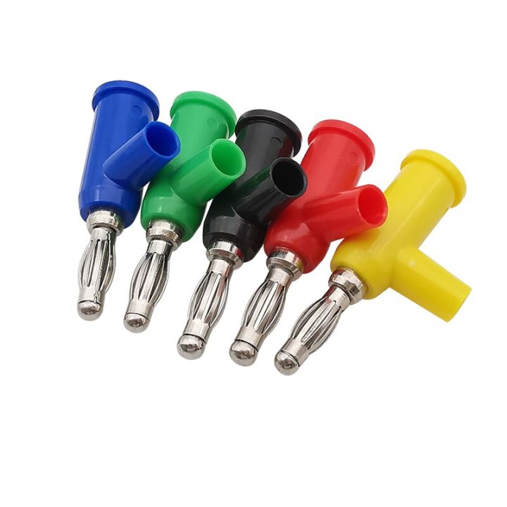 4mm Banana Plug Connectors Stackable Solderless Screw Locking DIY Test ...