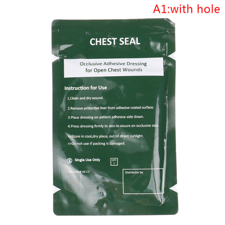 【Bloom】 Safety Survival Emergency Insulation สติกเกอร์ Chest Seal ...