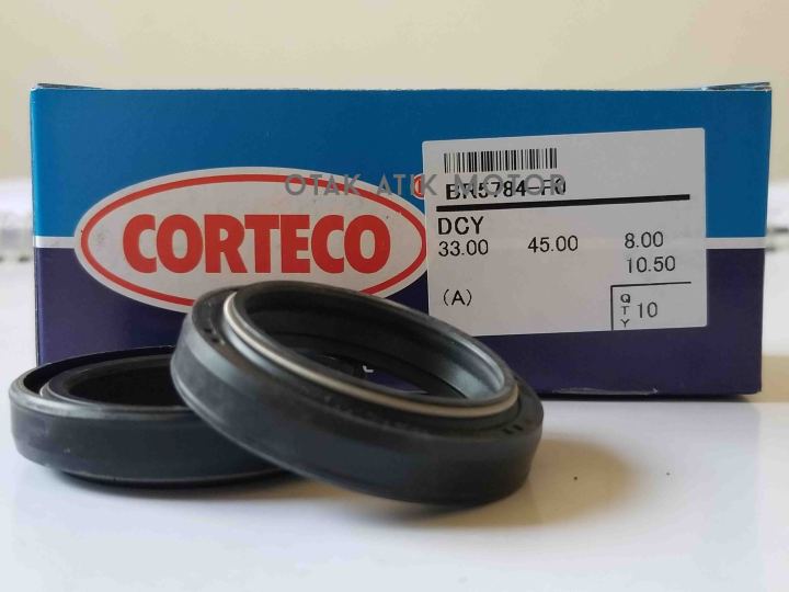 Seal Shock Depan NOK - DCY 33 x 45 x 8 atau 10.5 Vixion / Sanex 250cc ...
