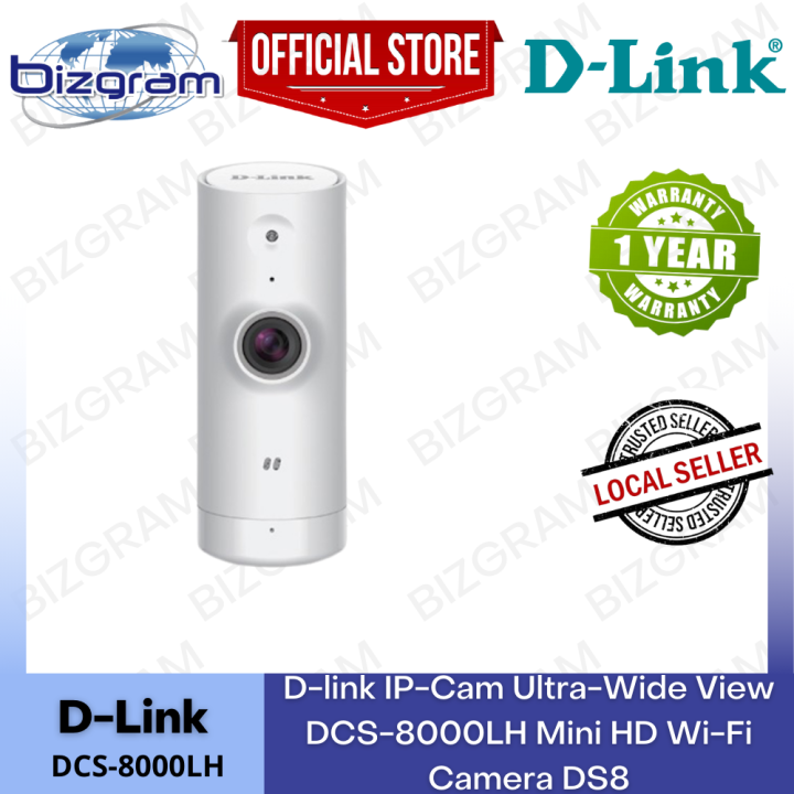 D-link IP-Cam Ultra-Wide View DCS-8000LH Mini HD Wi-Fi Camera DS8 ...
