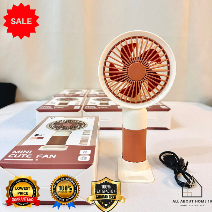 Cute Mini Fan USB Charging Fan B399-10 1Gear Portable Rechargeable ...