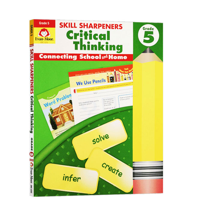 Evan-Moor Skill Sharpeners Critical Thinking, Grade 5 Workbook, Problem ...