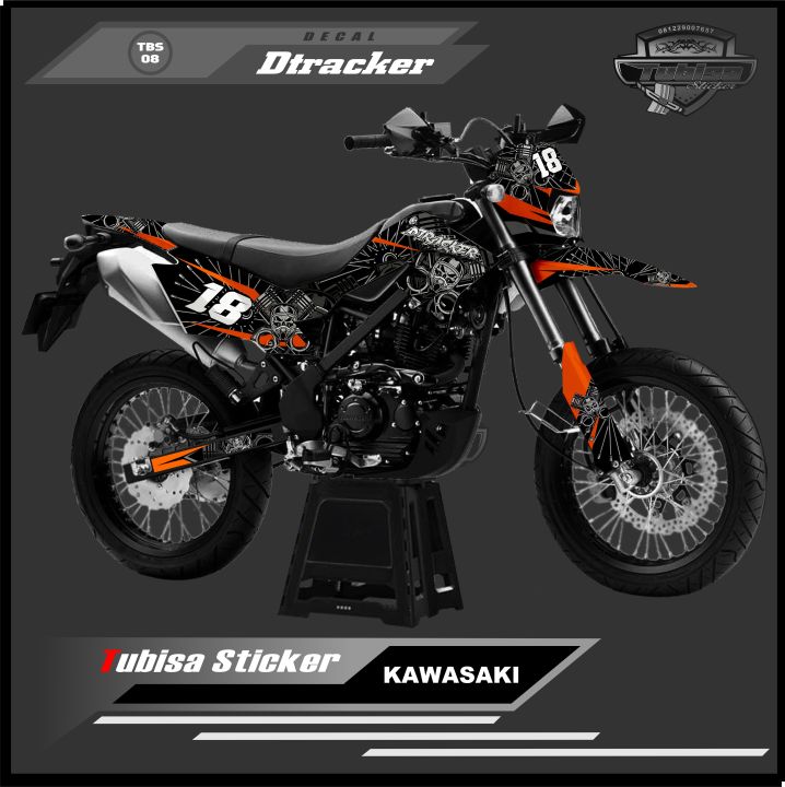 Sticker Decal D-TRACKER FULL BODY Kode.008 | Lazada Indonesia