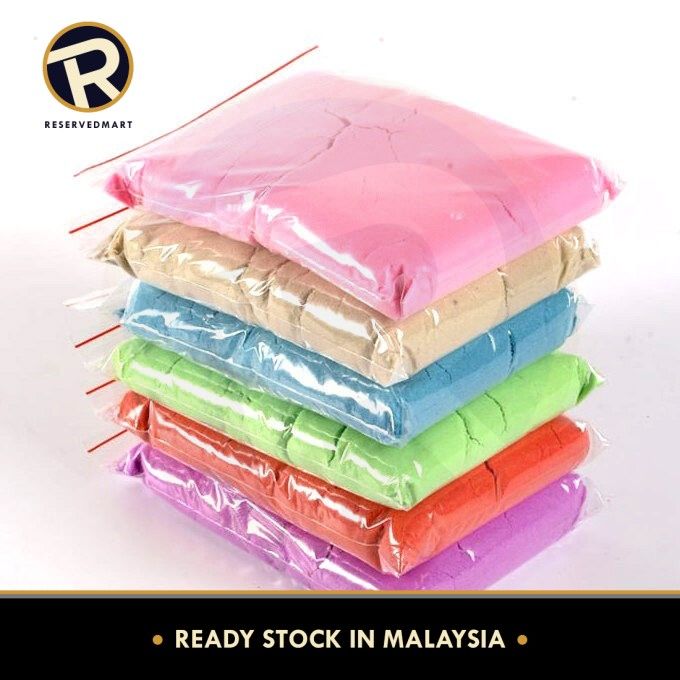 1kg Reservedmart Kids Toy Magic Sand Diy Indoor Outdoor Play Toys (7 ...