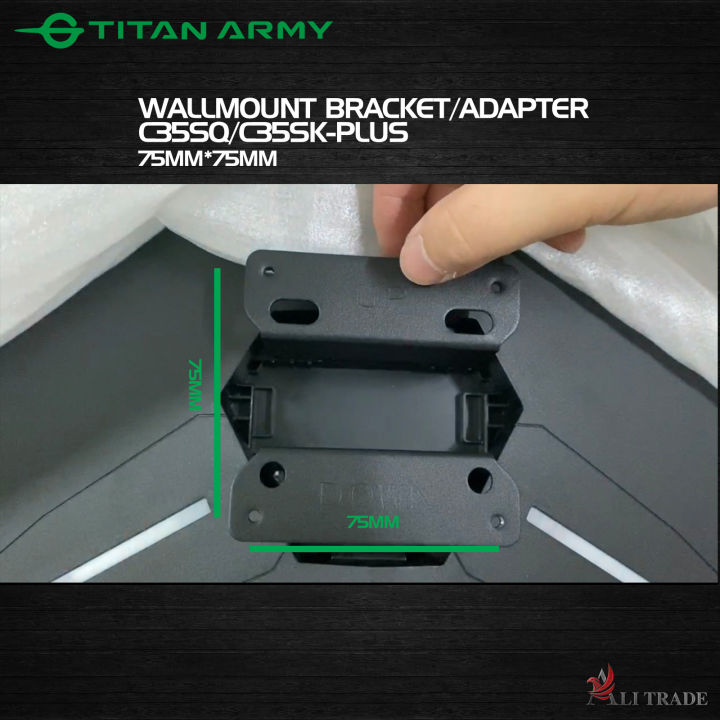 Titan Army TYPE B/D/E Wallmount bracket(adapter) | Lazada