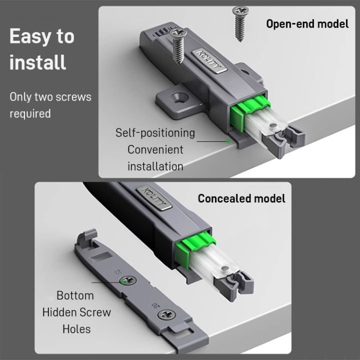 Furniture Push Type Latch Invisible Switch Cabinet Suction Bumper Bead ...