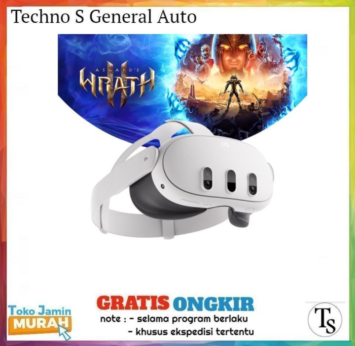 Meta Quest 3 Oculus Virtual Reality VR Headset Metaverse 128GB 512GB | Lazada Indonesia