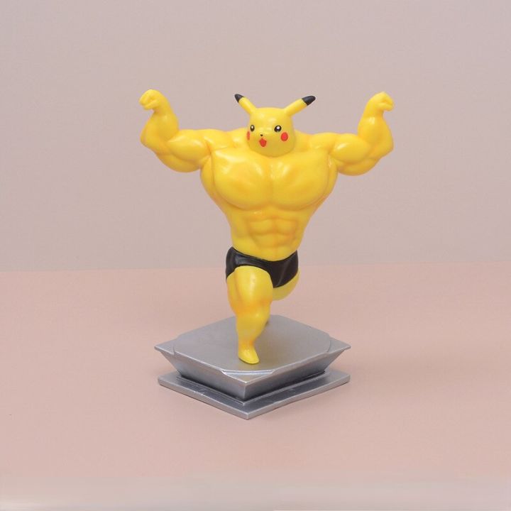 Pokemoned Muscle Pikachu Gengar Psyduck Bulbasaur Charmander Squirtle ...