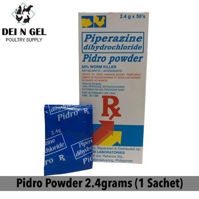 Pidro Wormkiller Powder 2.4grams (1 per sachet) | Lazada PH