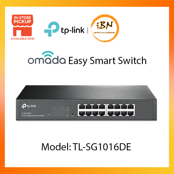 TP-Link TL-SG1016DE 16-Port Gigabit Easy Smart Switch @ IBN | Lazada