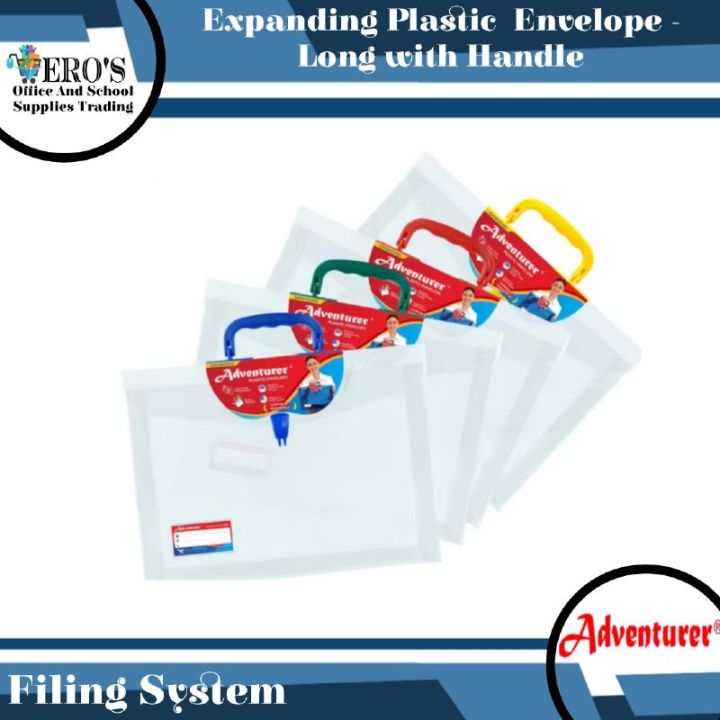 Adventurer Expanding Plastic Envelope (Long) | Lazada PH